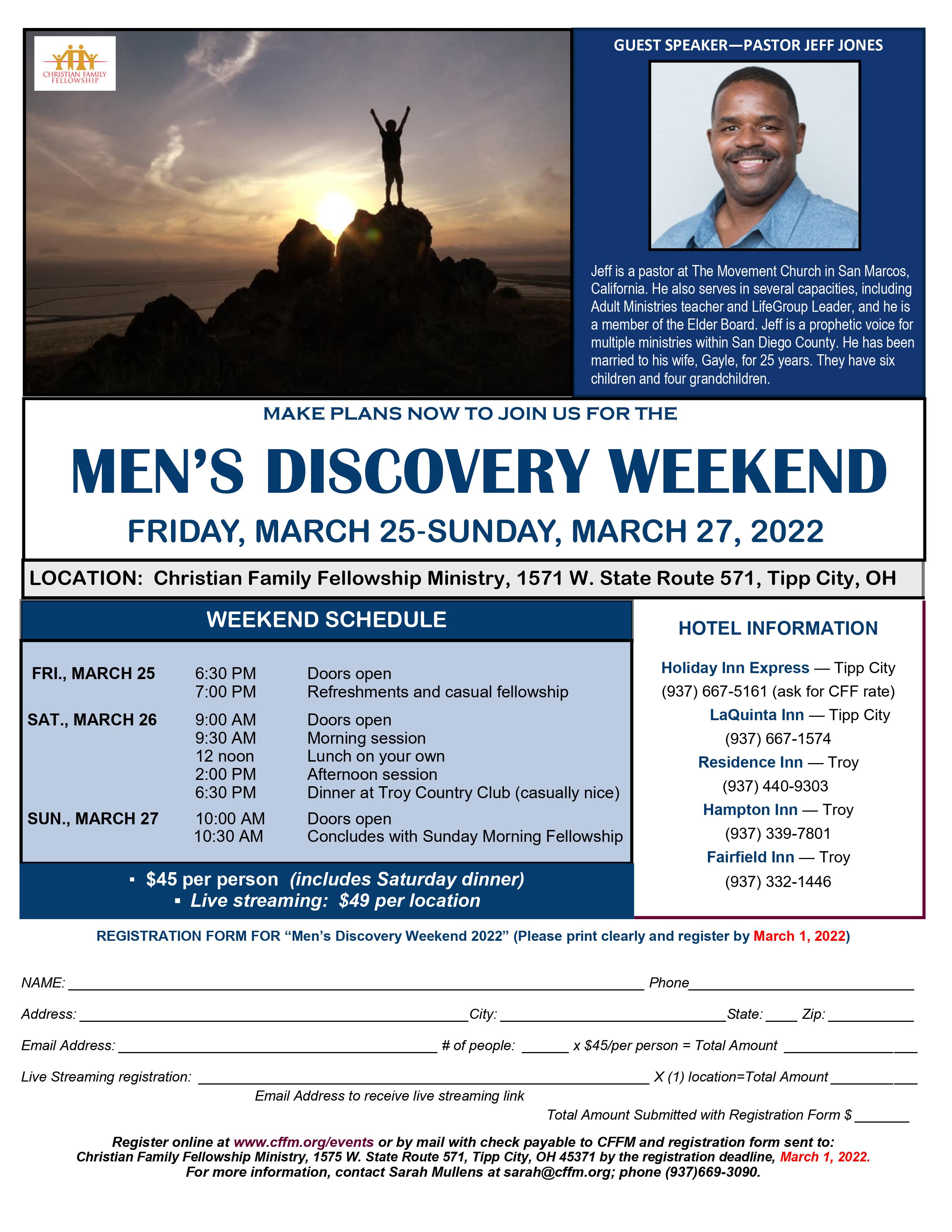 Men Discovery 2022 | Christian Family Fellowship